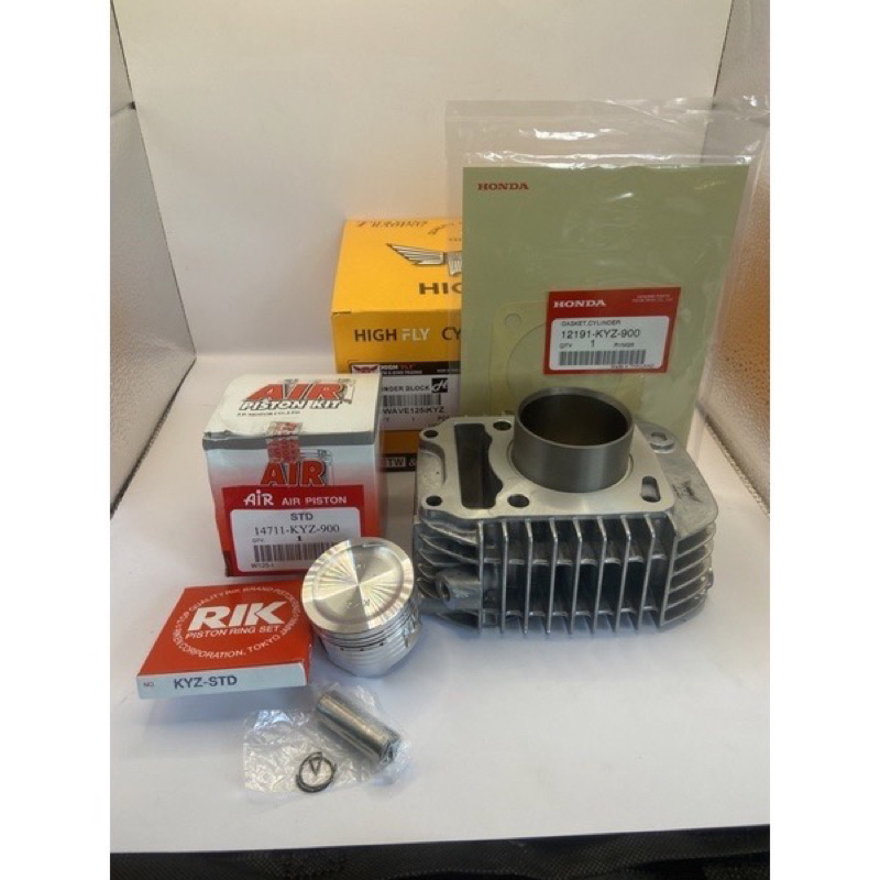 Wave 125i Whale Cylinder Block (KYZ) With Original Gasket And Piston ...