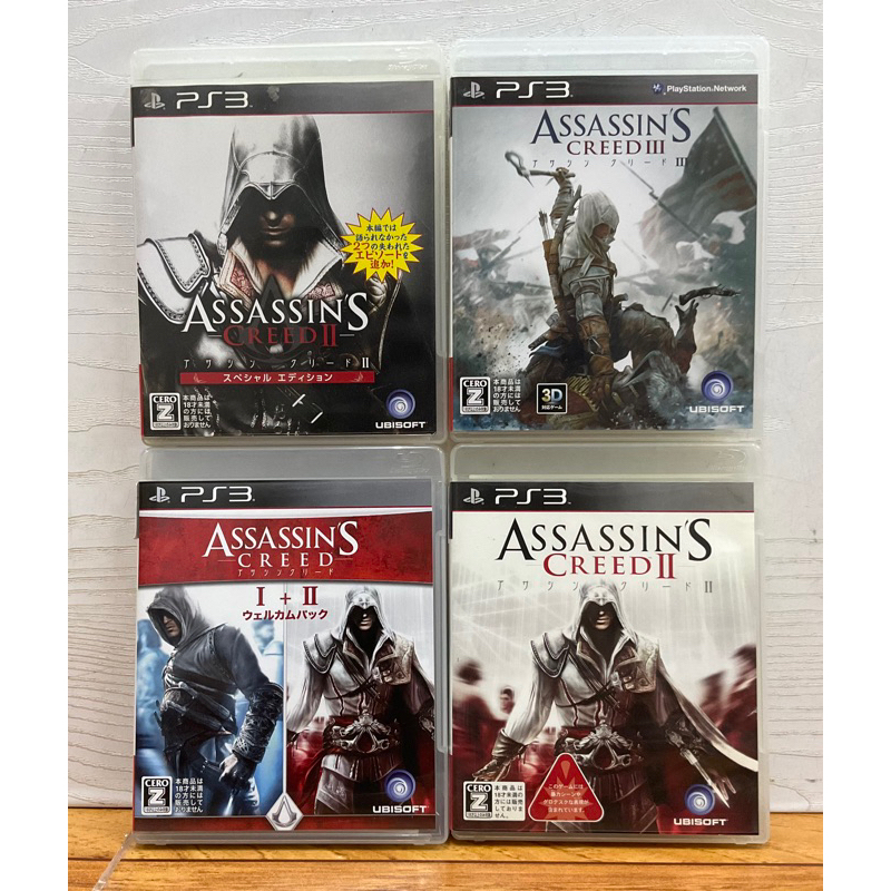 Original Disc [PS3] Total All Regions Assassin's Creed (Japan) I II III ...