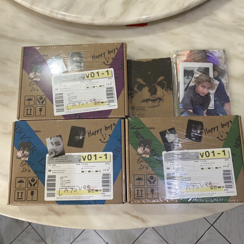 BTS V Album Layover + Free Gift early bird Complete Set | Shopee Malaysia