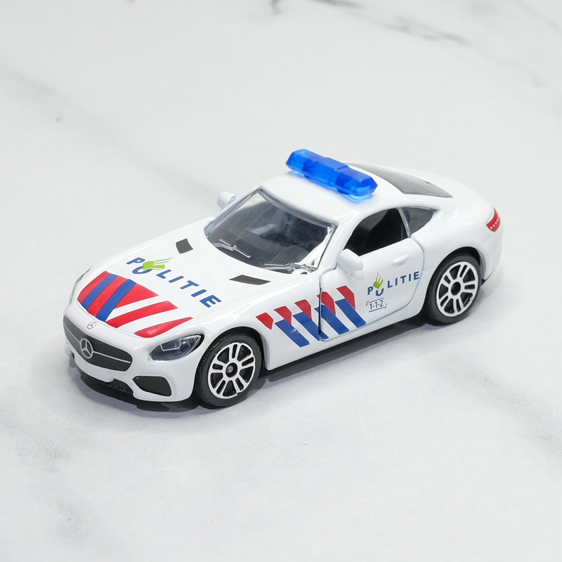 Majorette Mercedes Benz AMG GT Metal Car Model White Police Pattern ...