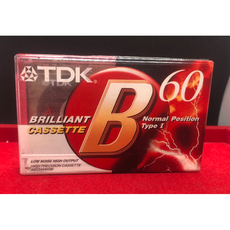 New Empty CASSETTE Tape Seal Tdk B-60 Normal Position Type I BRILLIANT ...