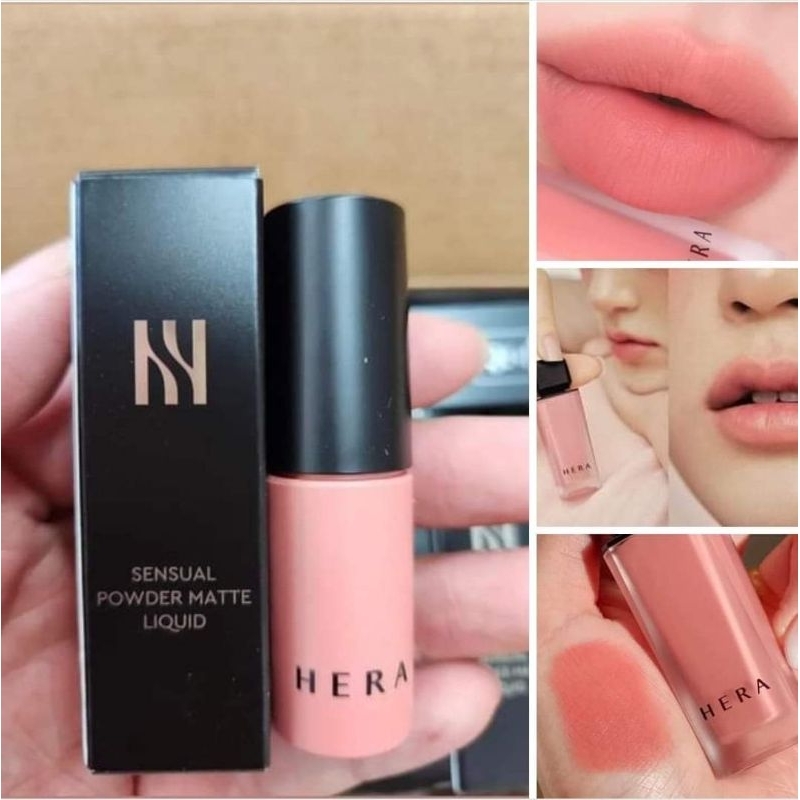 !!!Lip Hera sensual powder matte liquid mini (1.4g) 133 baby cheek Lip Color Chompoo Nude Coral ...
