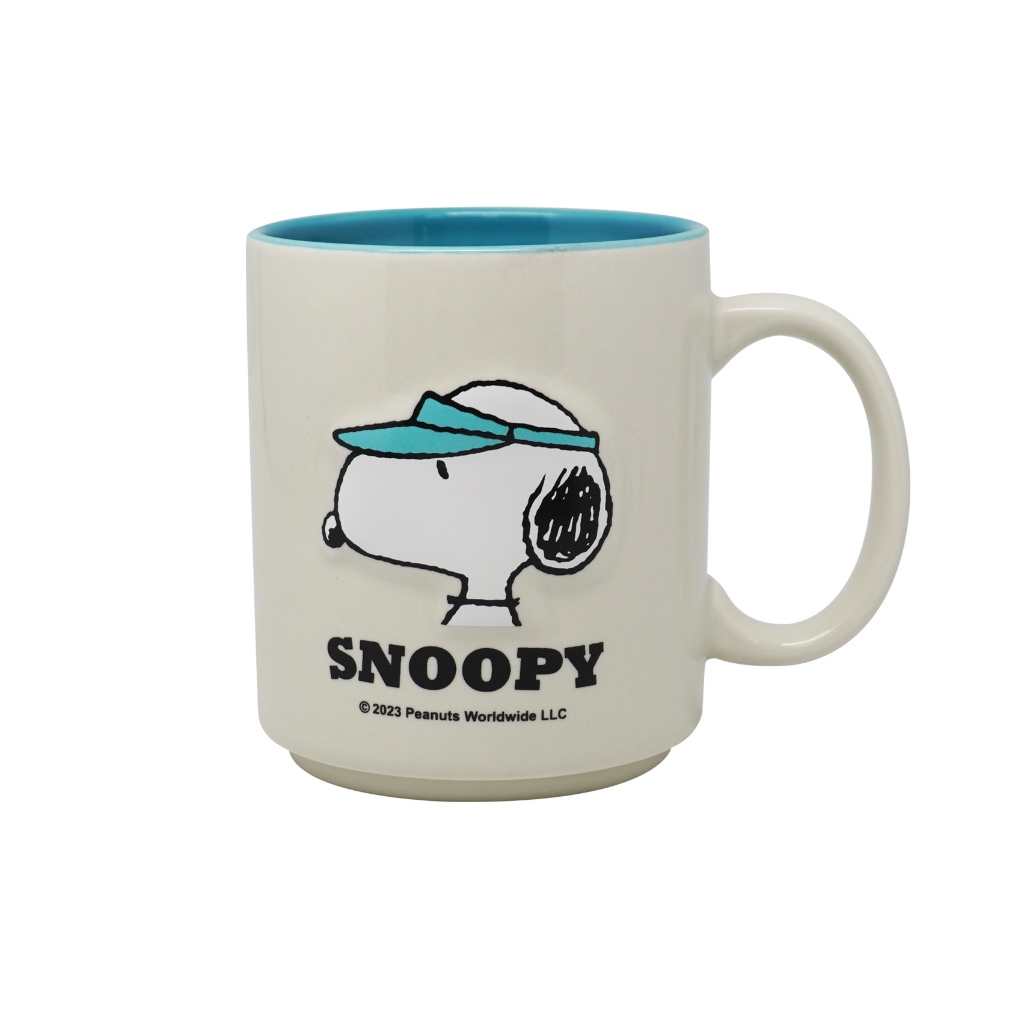 MINISO Ceramic Mug Embossed Print Snoopy Summer Travel Collection ...