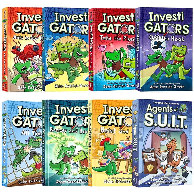 Hardcover InvestiGators 1-8 Full Colour English Comic Book(Hardcover No ...