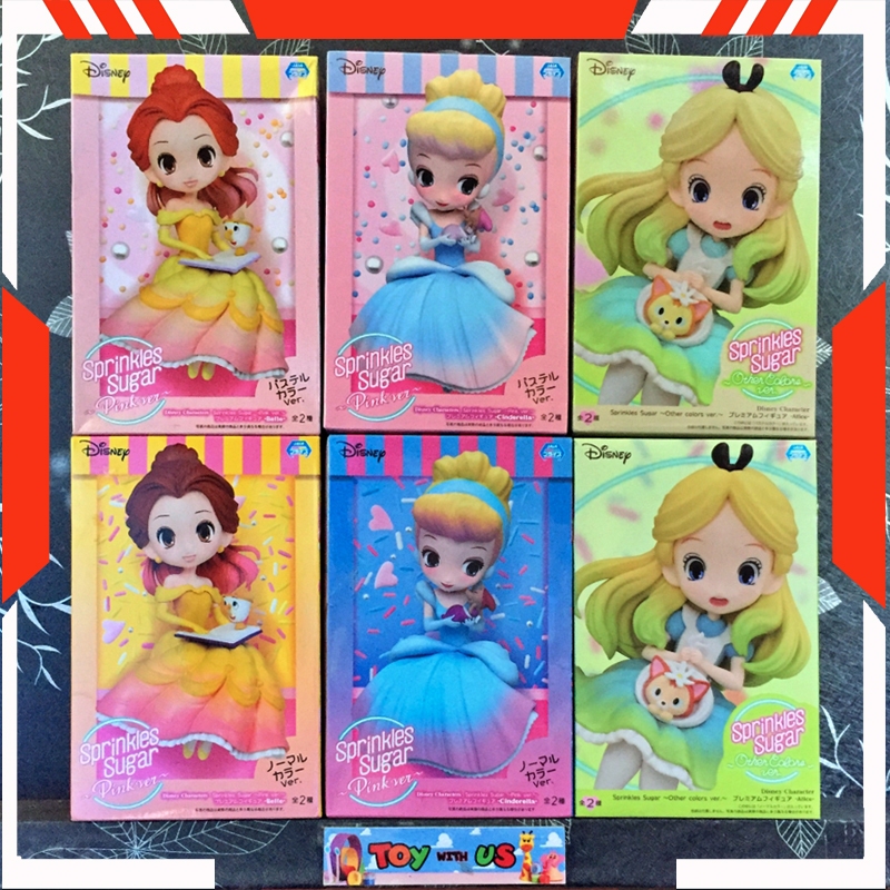 SEGA FIGURE: DISNEY-SPRINKLES SUGA-ALICE/BELLE/CINDERELLA (Original ...