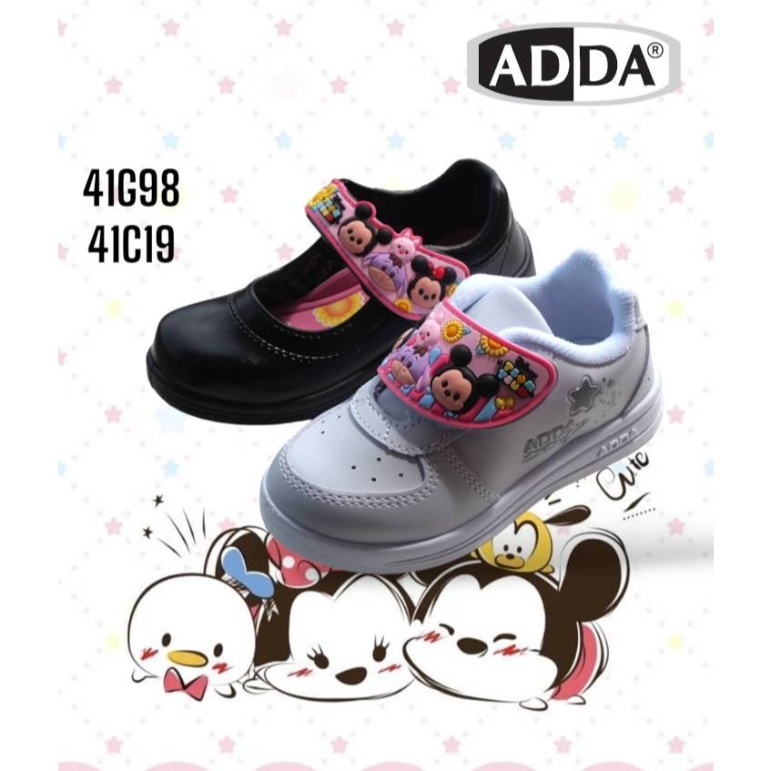 ADDA New Model 2024 Year Student Shoes Disney Cartoon Black Sport ...
