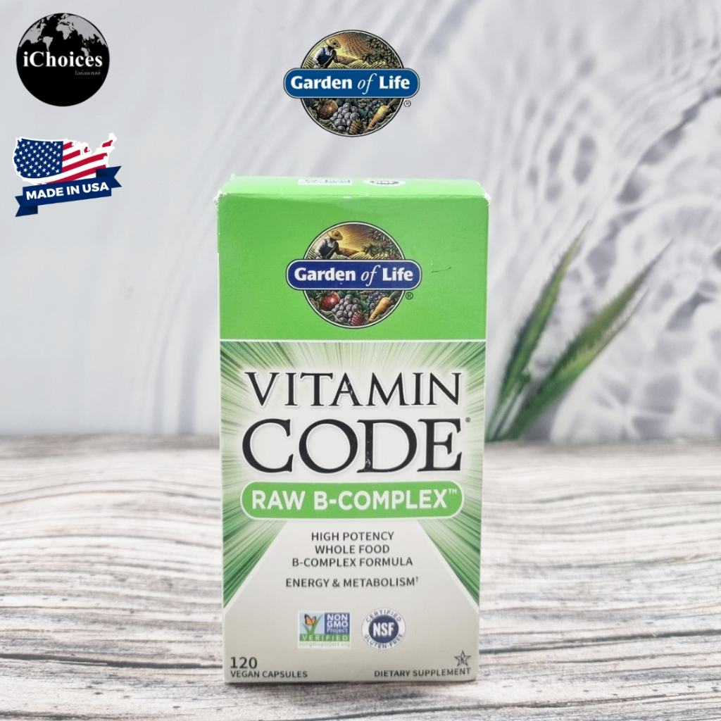 [Garden of Life] Vitamin Code RAW B-Complex 120 Vegan Capsules B ...