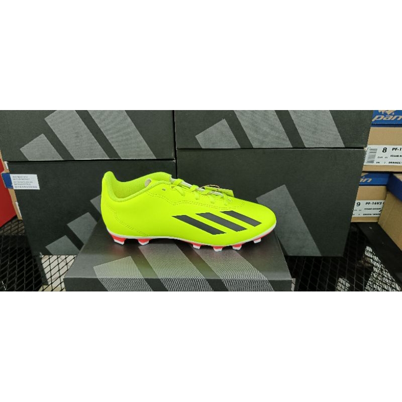 adidas IF0717 Kids Cleats Green IF0720 Orange X Crazyfast Club Flexible ...