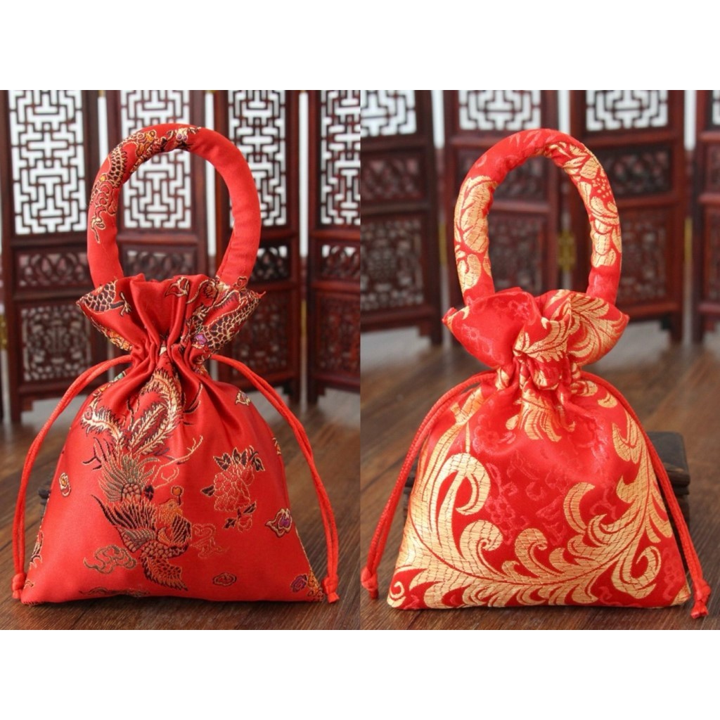 Chinese New Year Bag Red Envelope Orange Auspicious | Shopee Malaysia