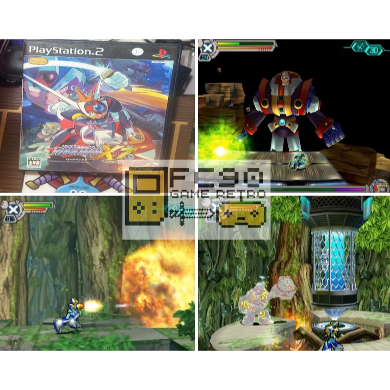 Rockman X7 Mega Man Game Disc [PS2] Original Second Hand Disc. Heavy ...