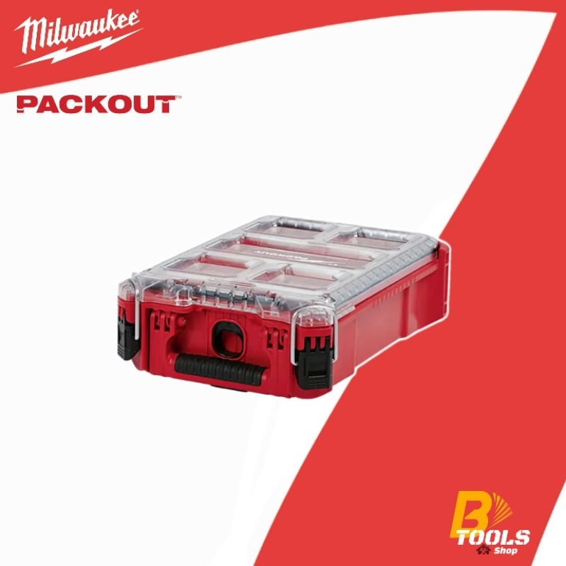 MILWAUKEE Transparent Cover PACKOUT Model 48-22-8435 Compact Organizer ...