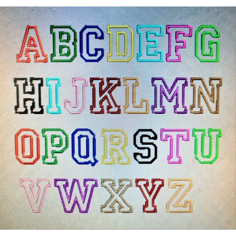 Arm Alphabet. *** Specify Via Chat Or Note | Shopee Malaysia