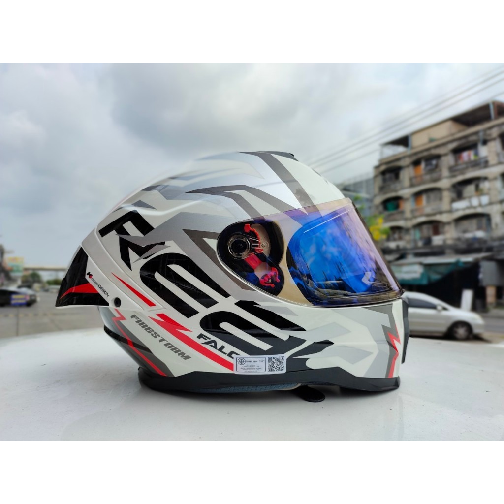 REAL FALCON FIRESTORM Full Face Helmet | Shopee Malaysia