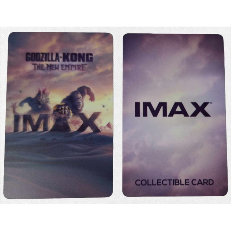 Solid Card IMAX Collectible Godzilla x Kong The New Empire Vs 2 ...