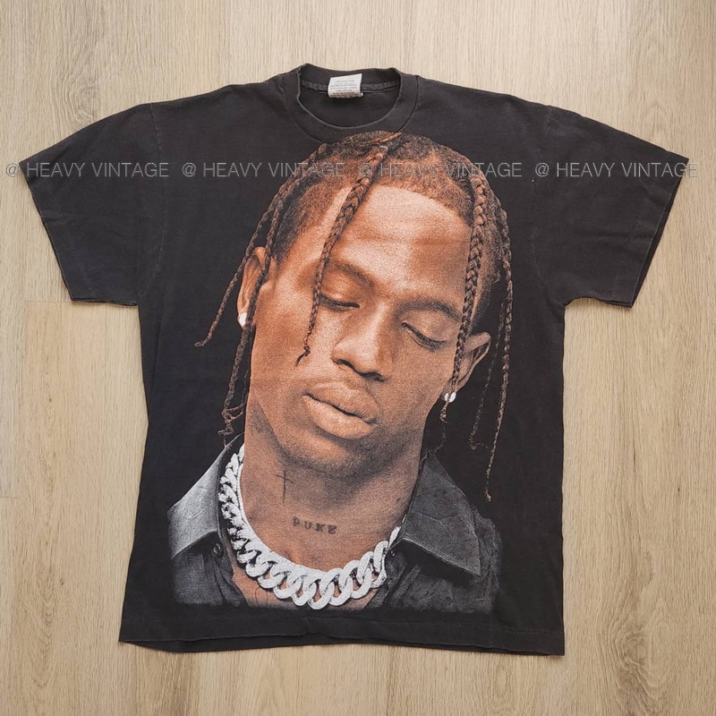 TRAVIS SCOTT Original Bootleg Bleaching Bio-Fade Always Soft Hip-Hop ...