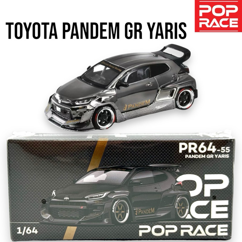 POP RACE | TOYOTA PANDEM GR YARIS Scale 1:64 | Shopee Malaysia