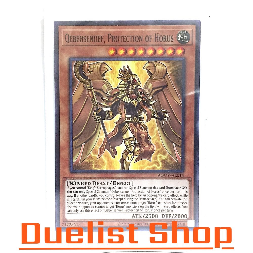 Qebehsenuef Protection of Horus (N) Monster Earth Level8 [Winged Beast ...