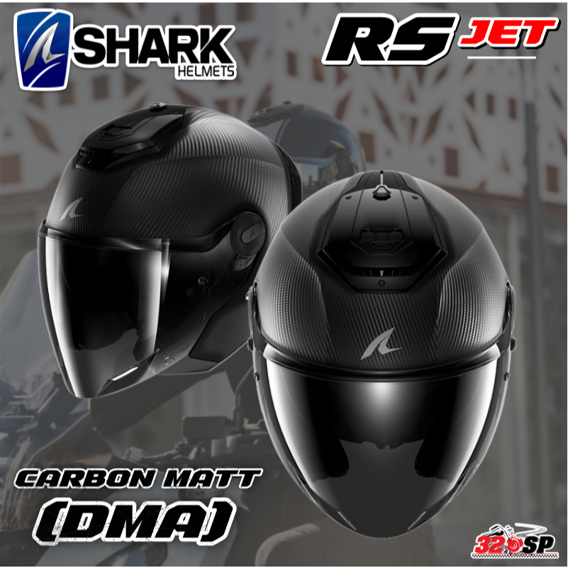 SHARK Carbon Half Helmet Model RS JET Sent Quickly!! 320SP 320SP ...