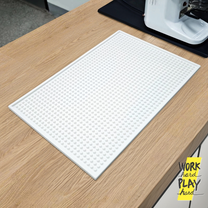 WHPH shop Bar Mat 30x45 cm Anti-Slip Rubber Coffee Equipment Sheet ...