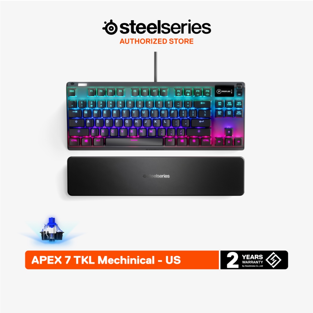 SteelSeries Apex 7 TKL Mechanical Gaming Keyboard RGB Light US Button | Shopee Malaysia