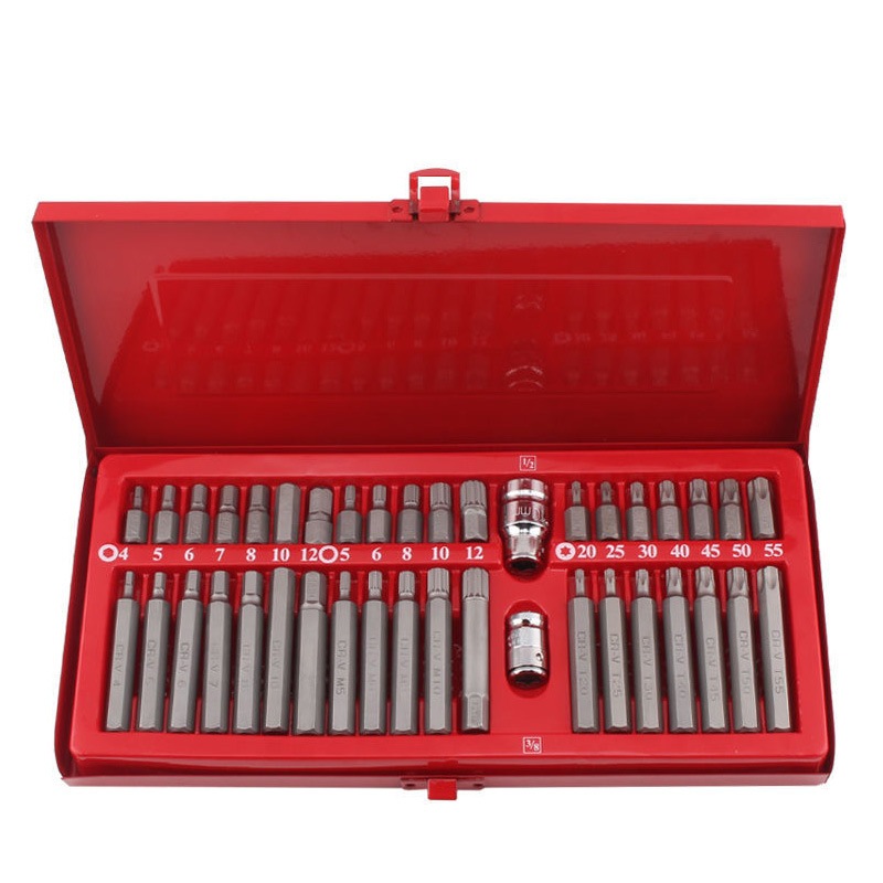 European Car Block Set Hexagonal Pivot 12 Pointed Socket Head 40 Pieces ...