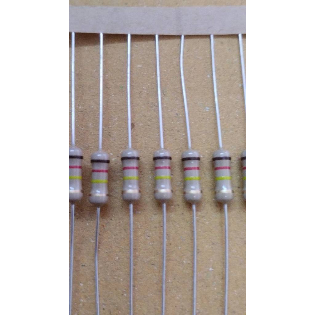 0001282 Resistor 120 Kohm 1/2 Watt Resistors 120 KΩ 1/2 W 5% (20 Pocket ...