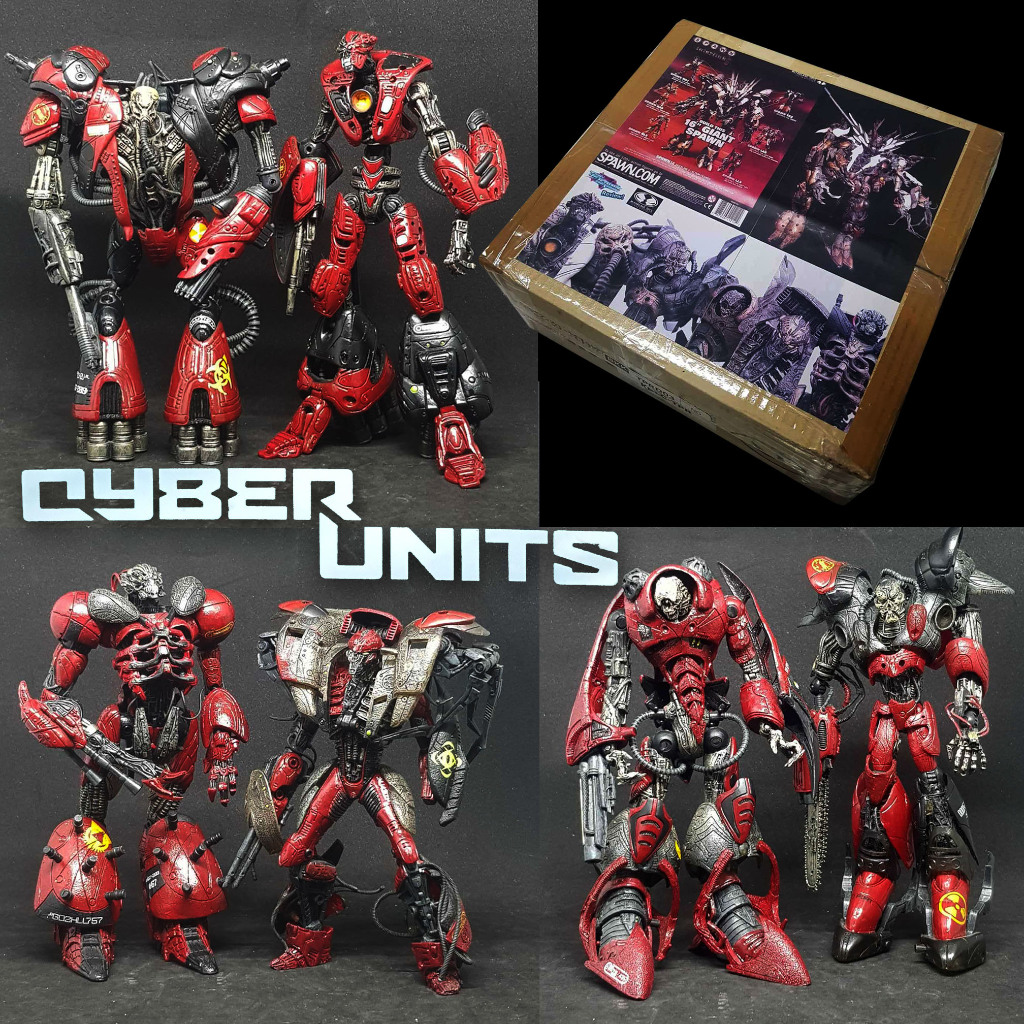 McFarlane Spawn Cyber Units (RED) Action Figure 2006 Bun Unit Complete ...