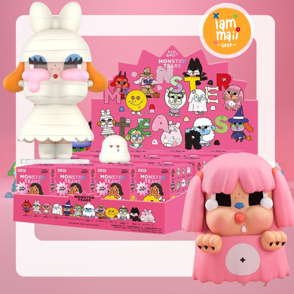 [Boxed] CRYBABY Monster Tears Action Figure POP MART | Shopee Malaysia