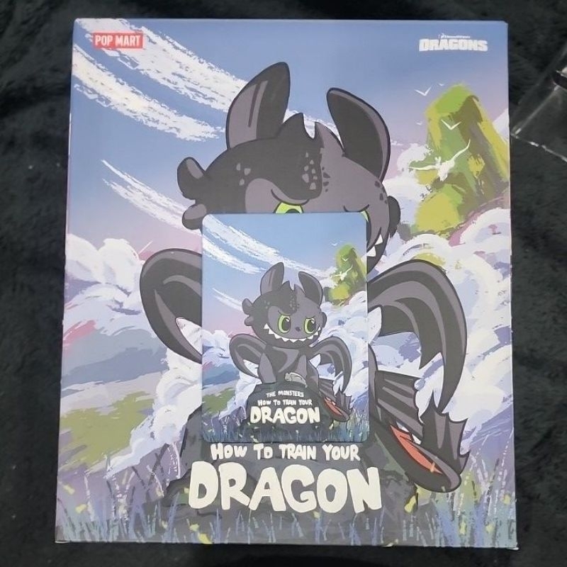 POPMART THE MONSTERS How to train your dragon-toothless | Shopee Malaysia