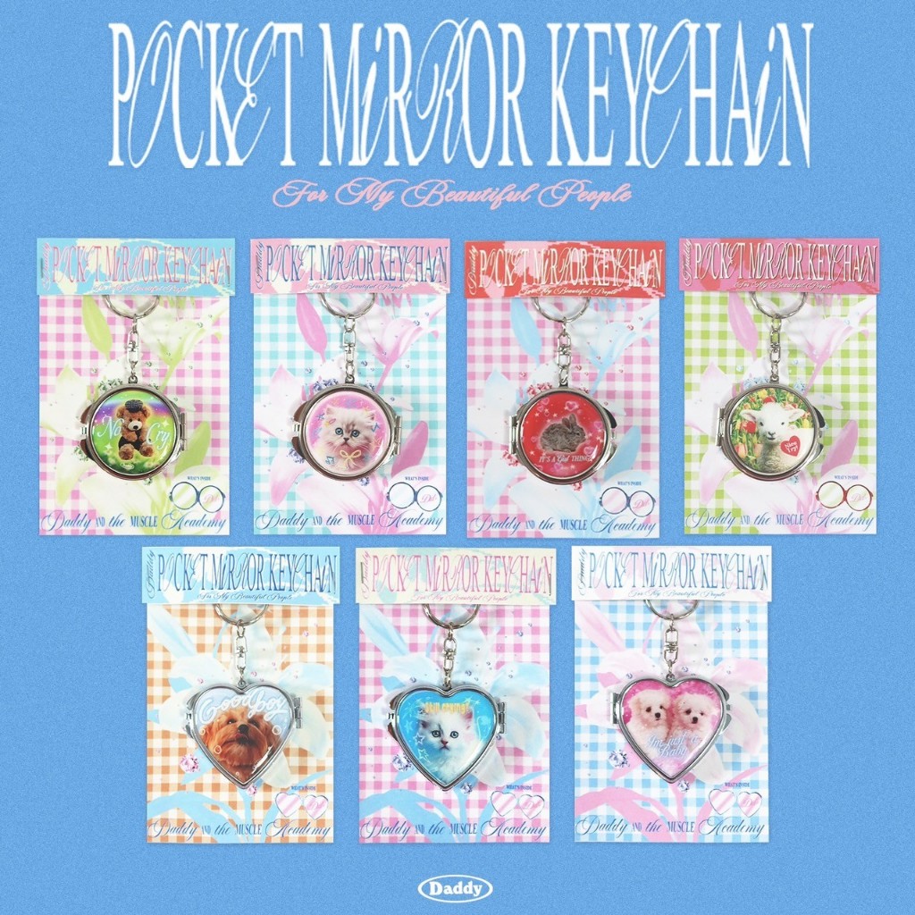 DADDY | Pocket Mirror Keychain Super Cute Portable | Shopee Malaysia