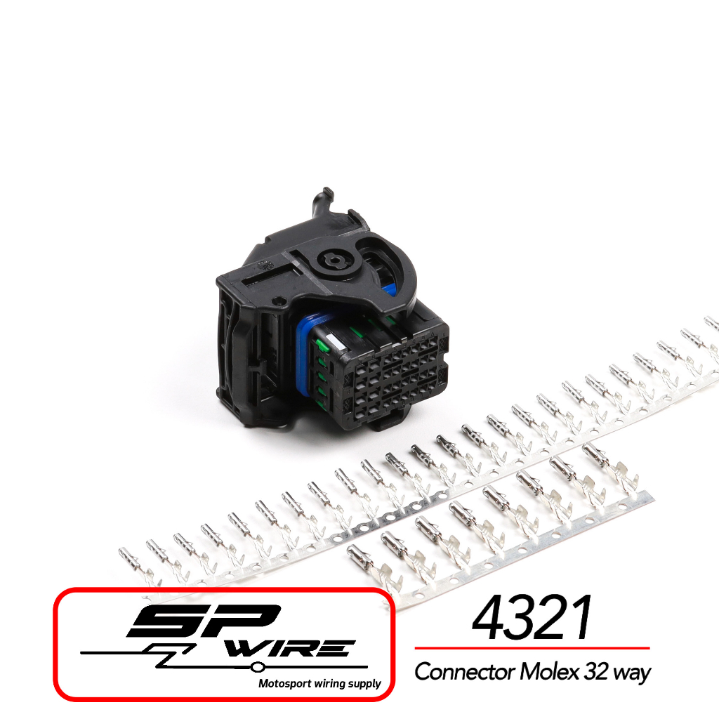 4321 Maxx ecu mini connector Set With Pin-Spwire Motorsportiring (Full ...
