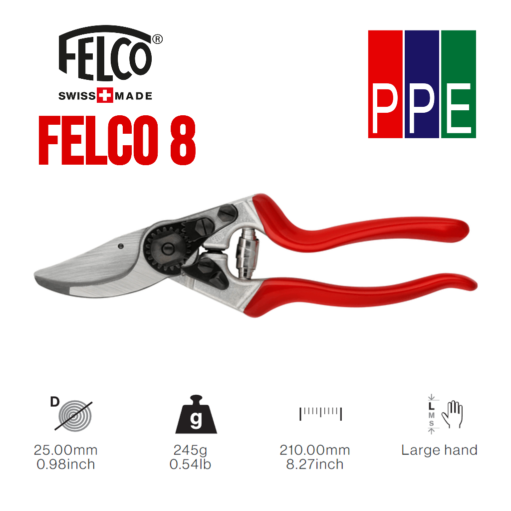 FELCO 8 [FELCO] Pruning Shears Garden Scissors High performance ...