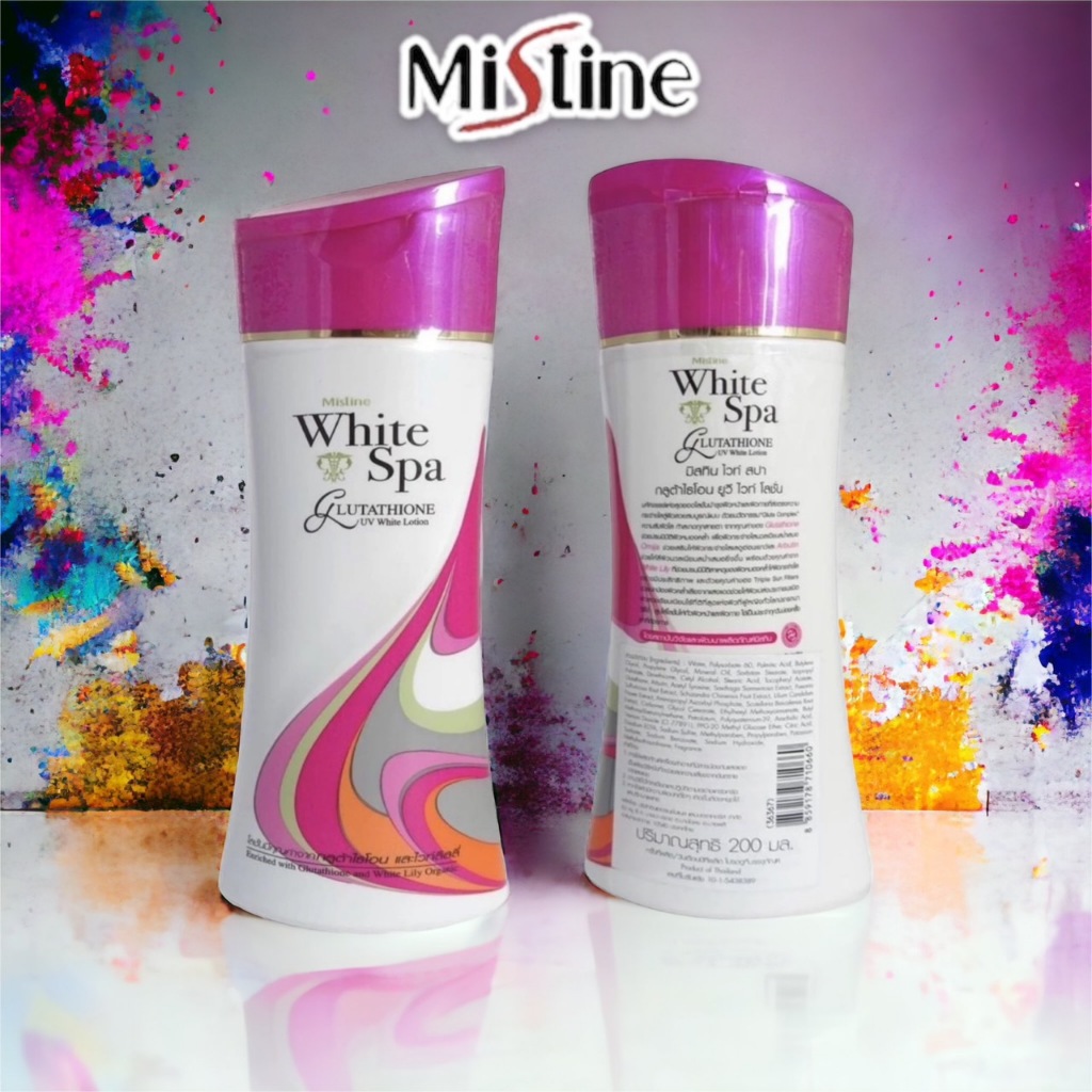 Mistine White Spa Glutathione UV Lotion 200 ml. | Shopee Malaysia