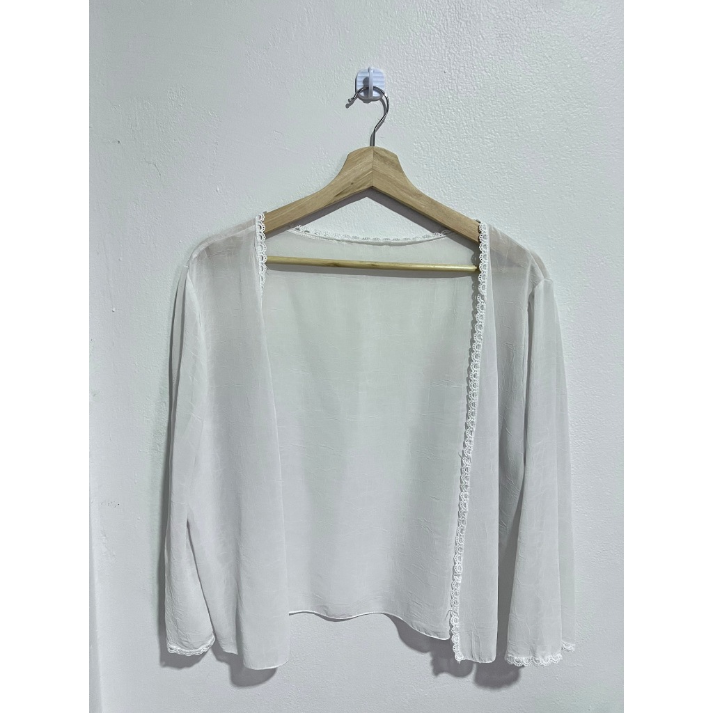 Thin White Fluttering Cloak | Shopee Malaysia