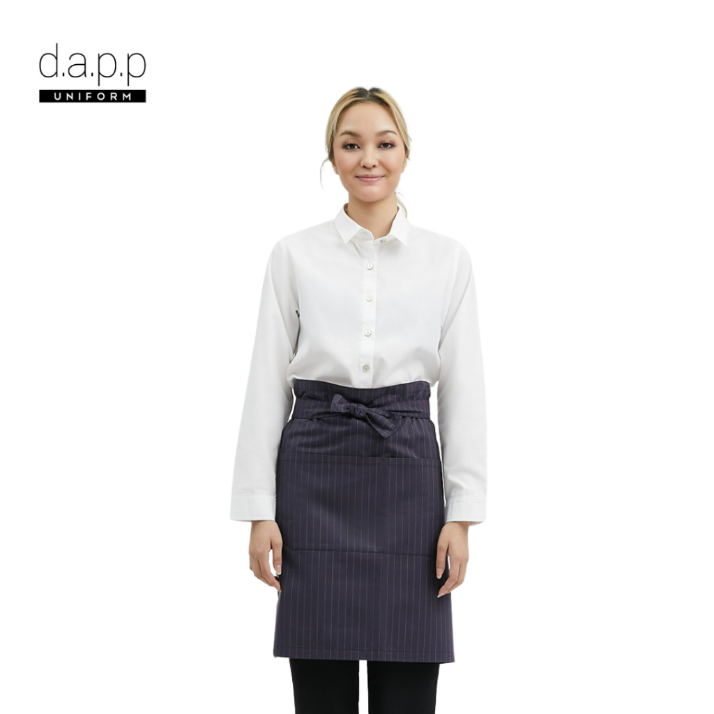 dapp Uniform Half Body Apron Madison Classic Stripe Waist Denim Color ...