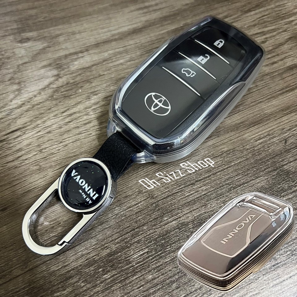 Toyota Innova Car Remote Control Case Zenix HEV 2023 Cover 360 Degree ...