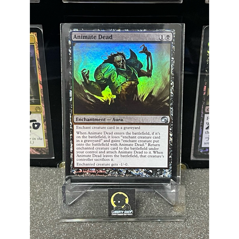 (MTG)(Premium Deck Series: Graveborn) Animate Dead (Foil)(NM) | Shopee ...