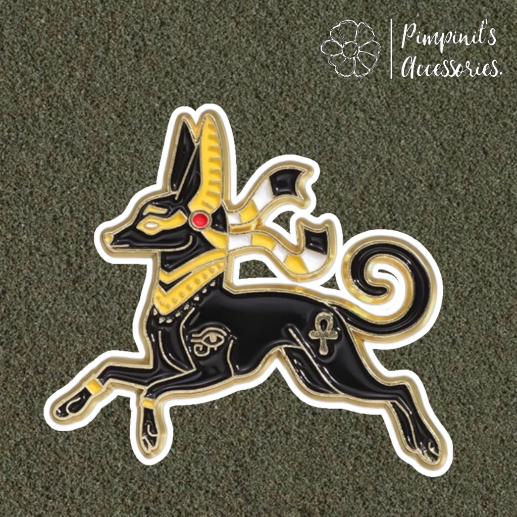 Shop :Anubis God Of Death Egyptian Brooch | Anubis-Anpu in Ancient ...