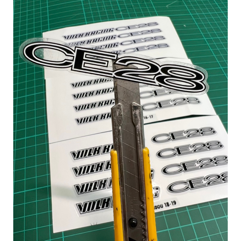 CE28 Wheel Sticker (1 Set Can Be Attached To 4 Wheels) Genuine Uv Gloss ...