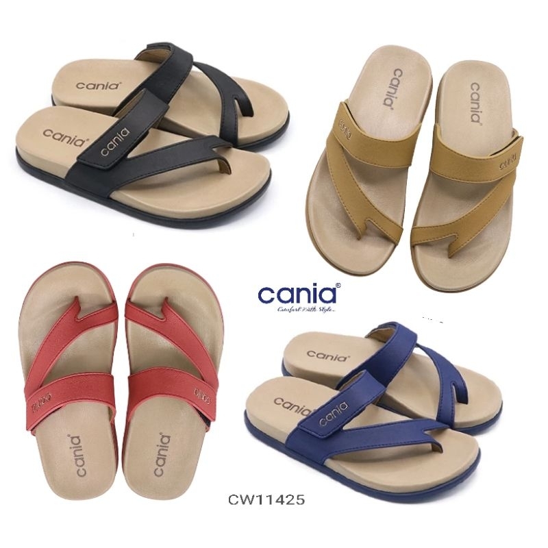 Semi-Slip Slip-On Sandals CANIA Toe CW11425 C-STEP TechnologyTM Soft ...