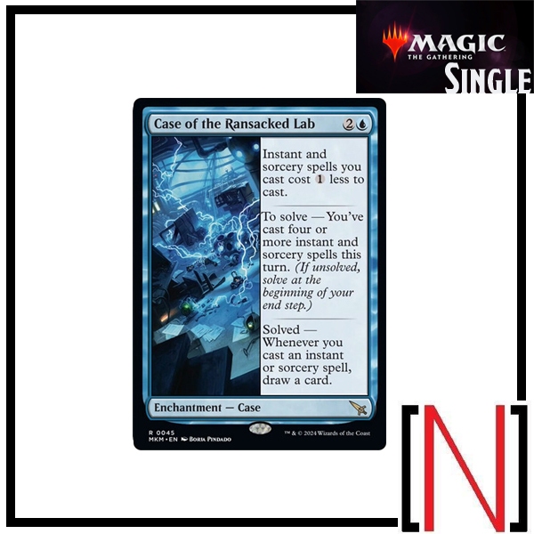 [MTG][Single][MKM] Case of the Ransacked Lab Level Rare [English ...
