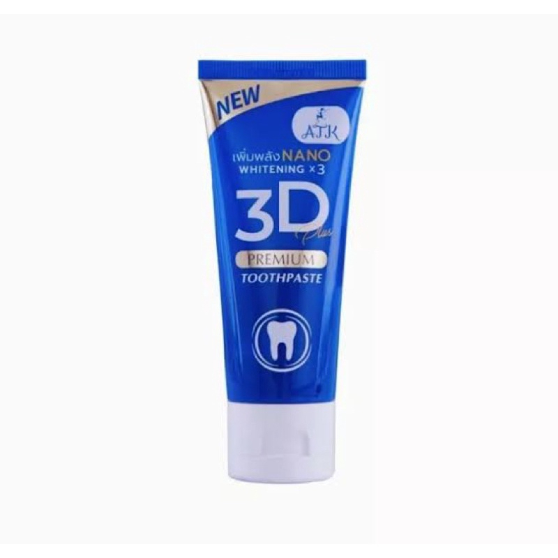 3D Plus Toothpaste Reduces Limestone Bad Breath Dizzy Teeth 50g ...