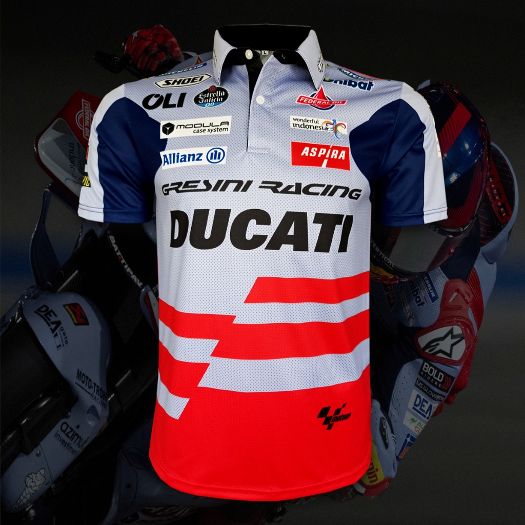 Polo MotoGP Messini Racing Shirt Team MG0149 Model Mark Magez 93 Size S ...