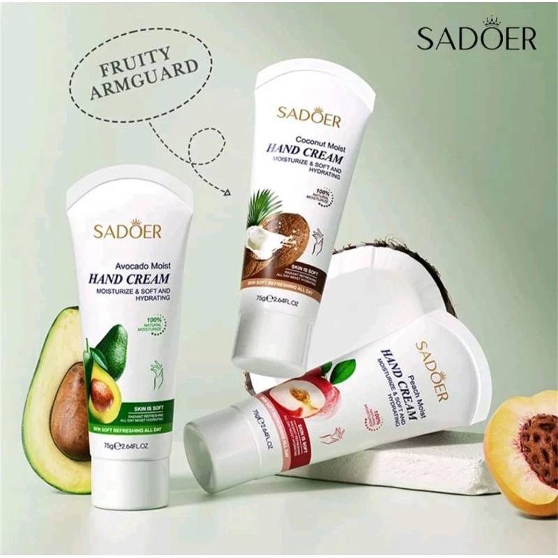 SADOER HAND CREAM Moisturizing And Non-Sticky Easy To Absorb Contains 3 ...