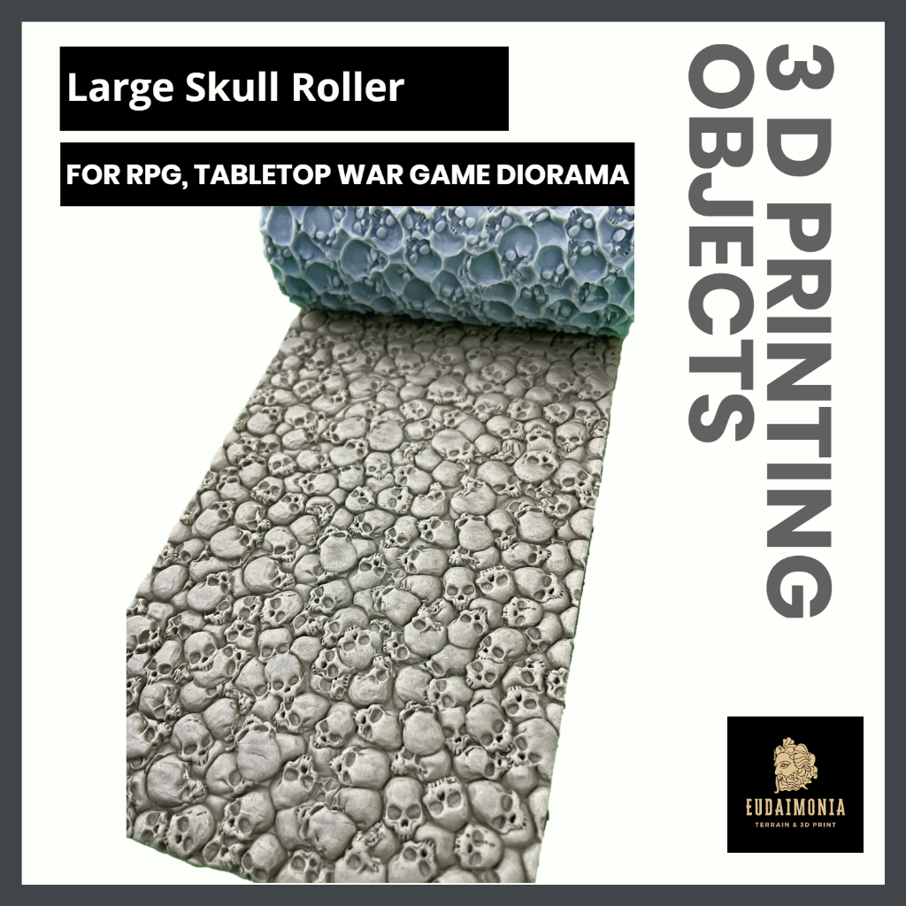 Large Skull roller and Coaster Cutter textured For Making terrain war ...