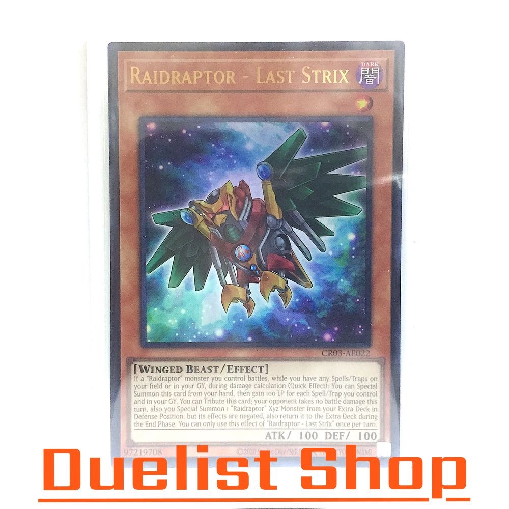 Raidraptor-Last Strix (UR) Monster Dark Level1 [Winged Beast/Effect ...