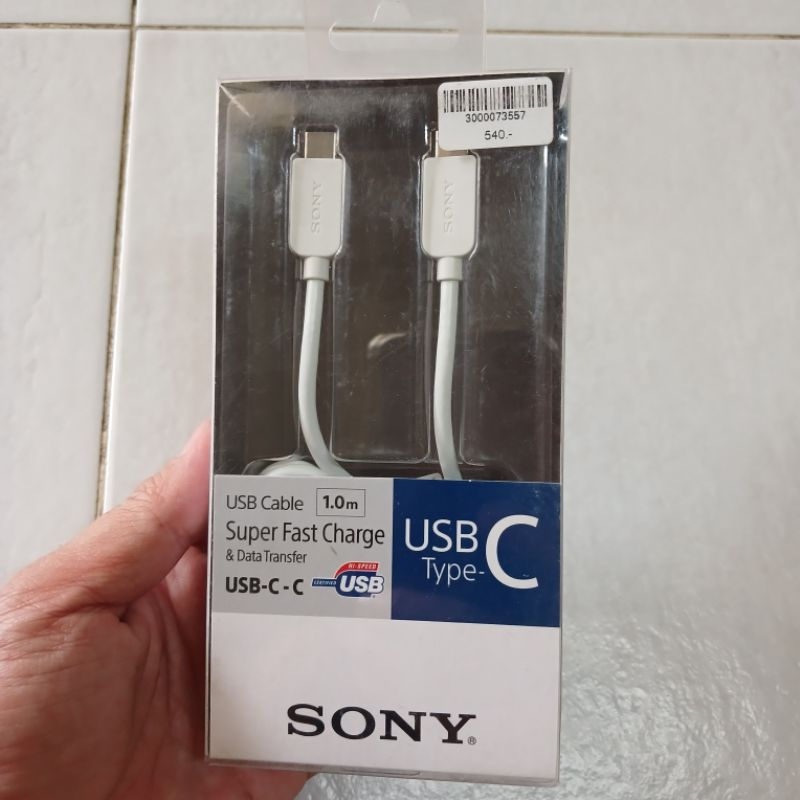 Sony Super Fast Charge USB Type Cable 1 Meter Charging | Shopee Malaysia