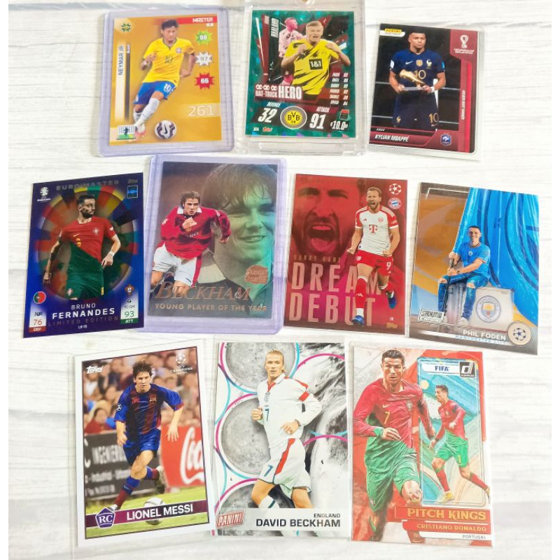 (Randomly) Genuine Football CARDS Random Assorted League Models SOCCER ...
