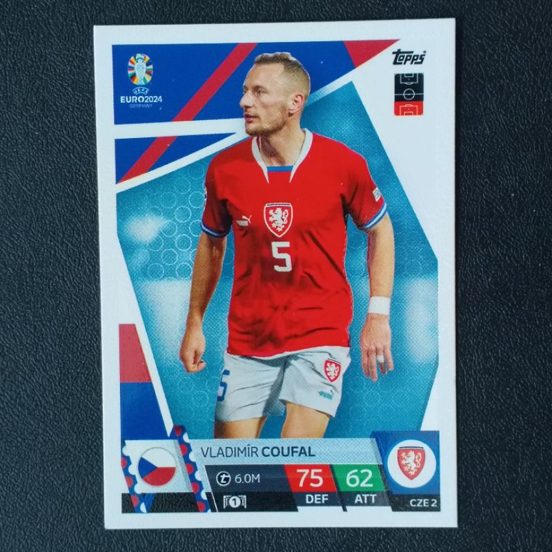 (CZE Team) Football CARD EURO 2024 MATCH Attack BASE (BASE TOPPS 2024 ...