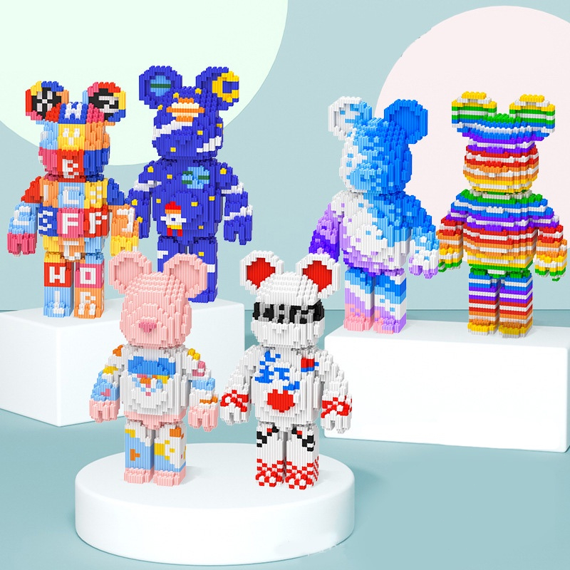 !!!Big Size Building Blocks 3d Lego Toys For Children Cute Animal ...
